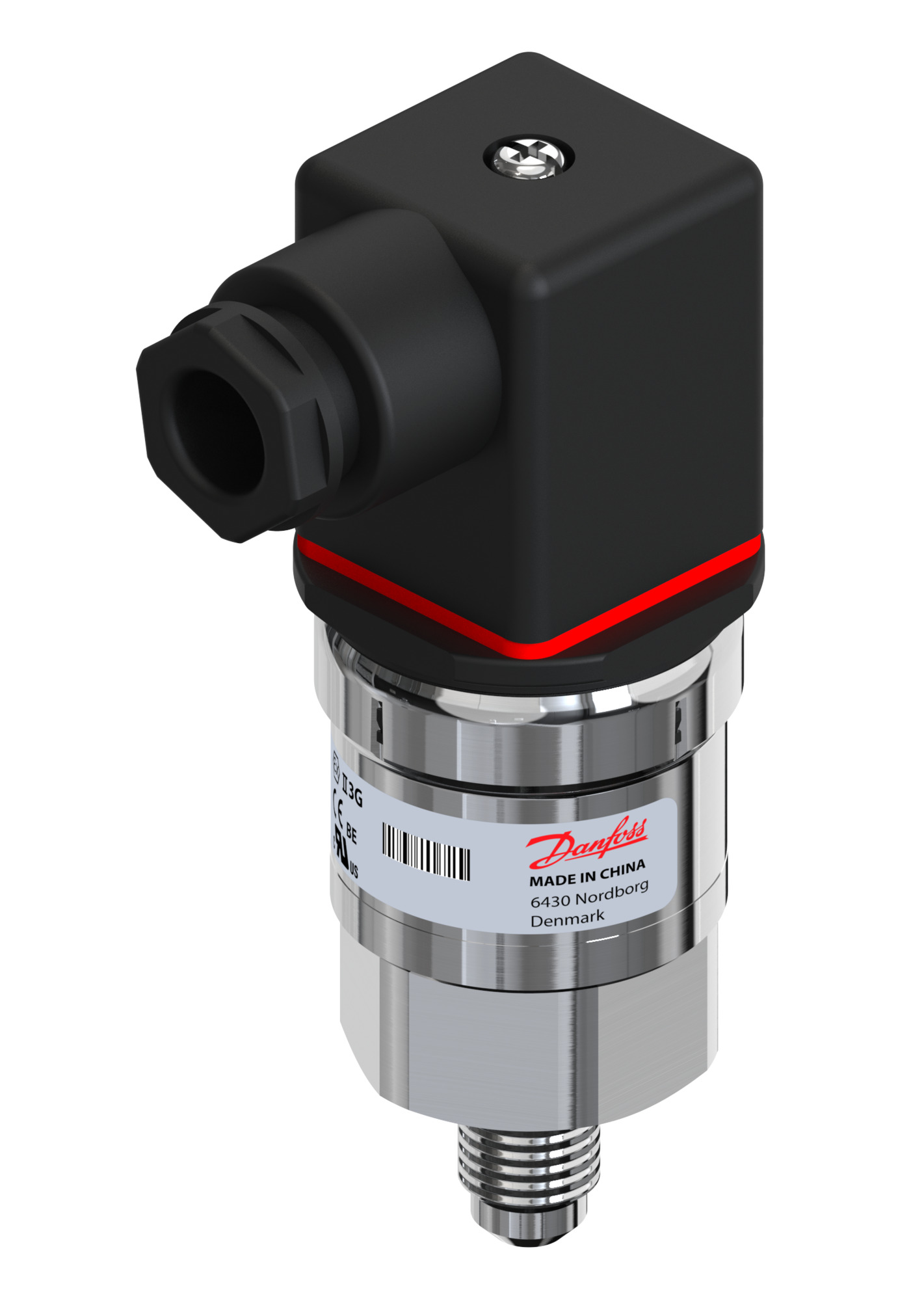 DANFOSS 060G2049 AKS 33 -1...12BAR 4-20mA UNF7/16-20 VACUUM PRESSURE ...